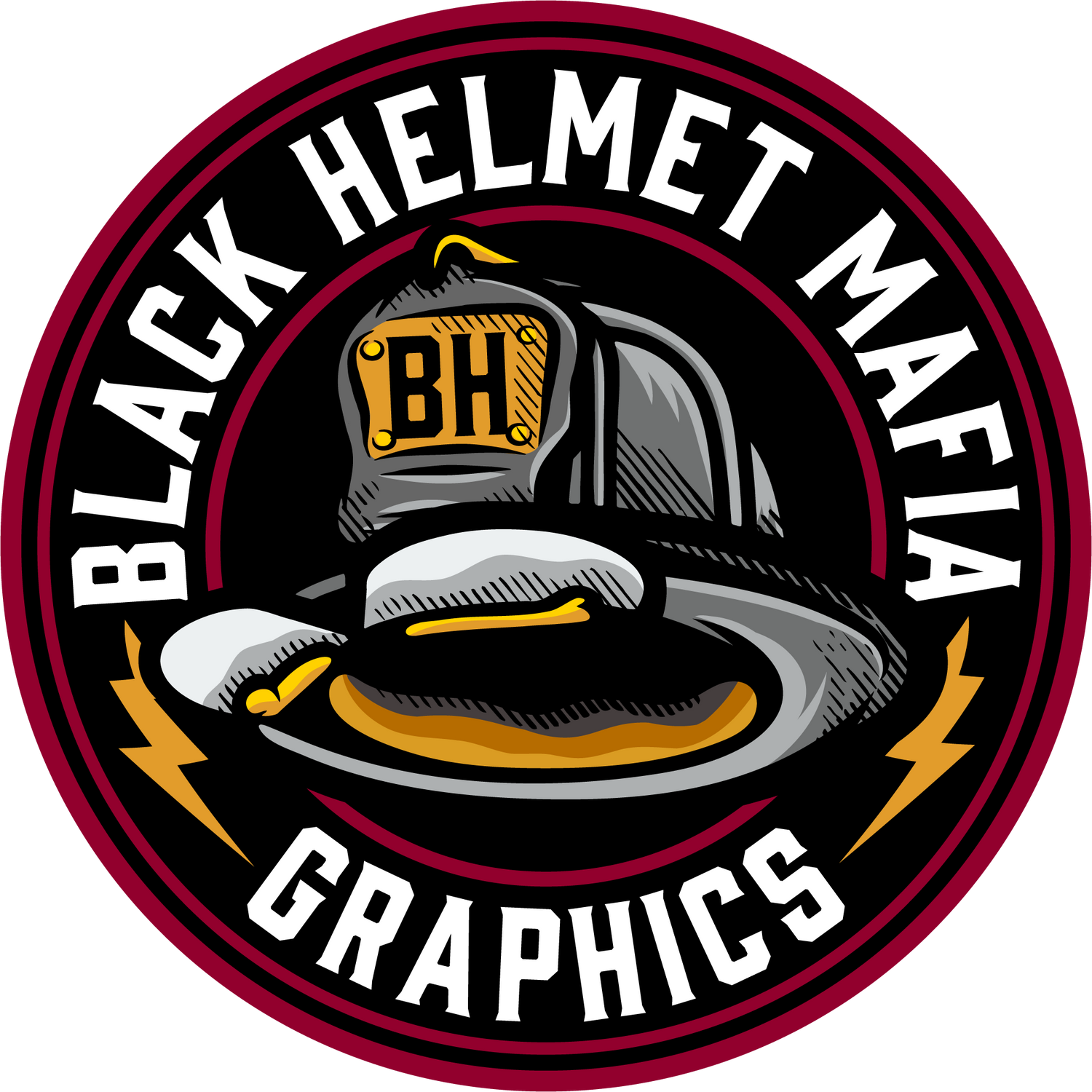 Black Helmet Mafia Graphics
